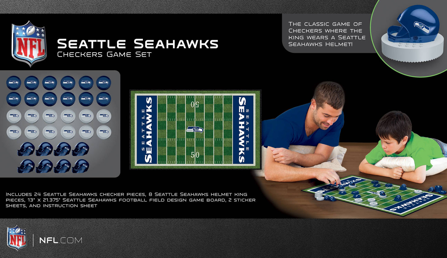 “Seahawks Checkers Showdown” ♟️ — Classic Checkers, Game Day Edition ...