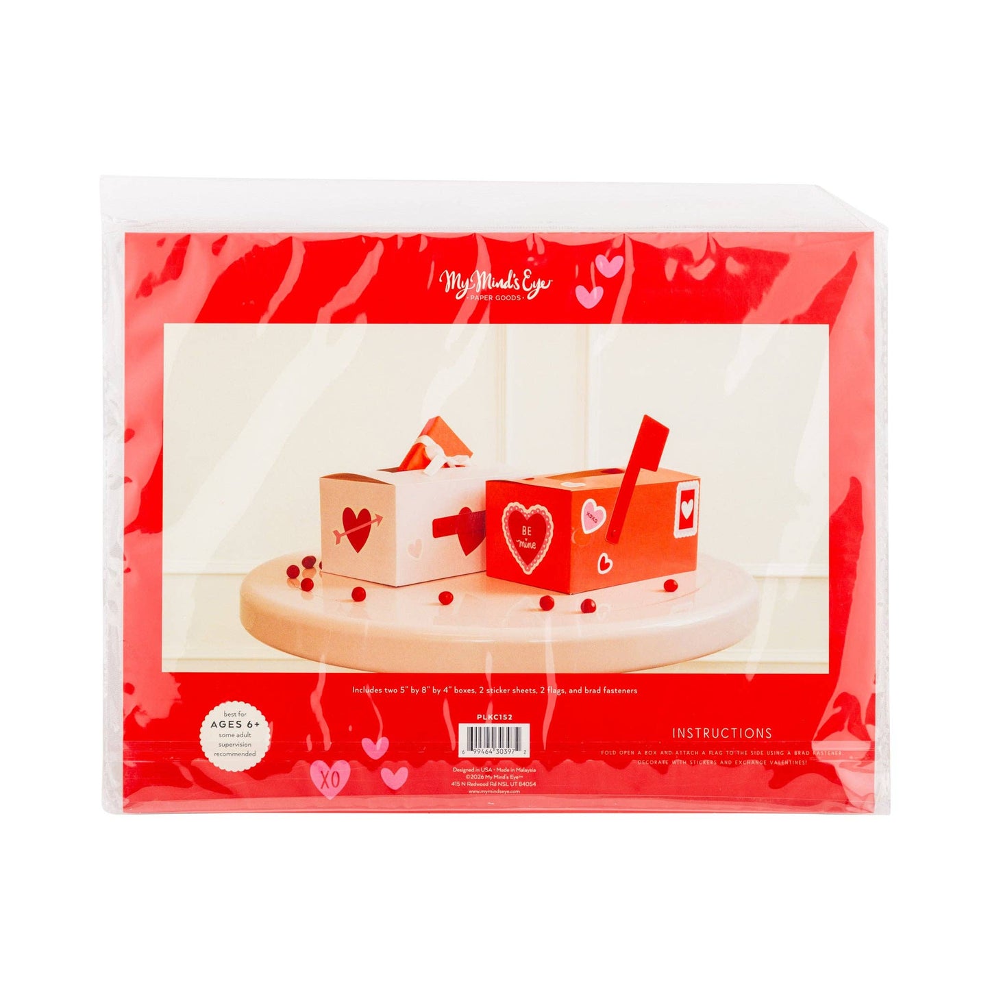 Valentine Mailbox Craft Kit – Classroom Party Activity for Kids – Chief ...