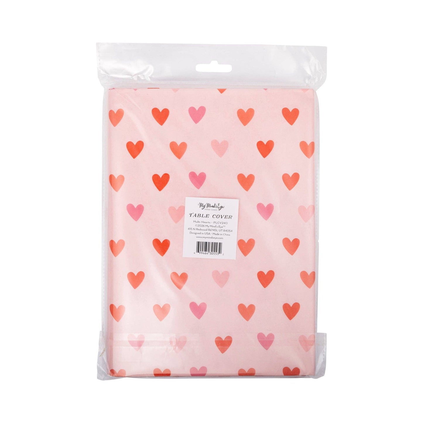 Multi-Heart Valentine Paper Table Cover by My Mind’s Eye – Chief ...